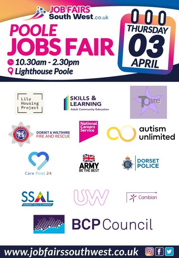 Poole Jobs Fair | 3rd April 2025 | Lighthouse Poole | New