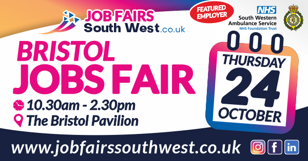 Bristol Jobs Fair | Oct 24th 2024 | Bristol Pavilion | New